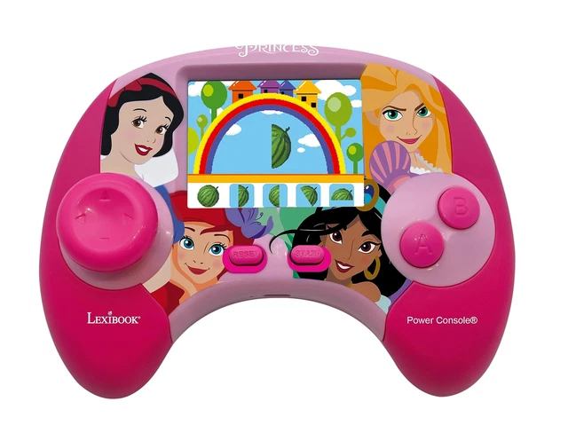 LEXIBOOK, DISNEY PRINCESS, Power Console®, Bilingual educational game ...