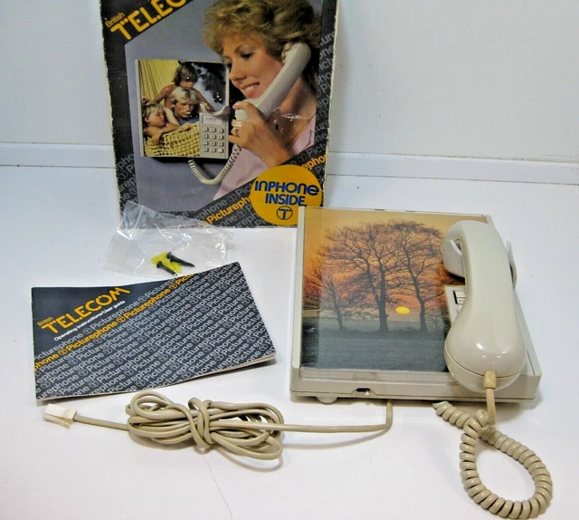 BRITISH TELECOM PICTURE Phone in Light Grey SR8031A Vintage £15.00 ...