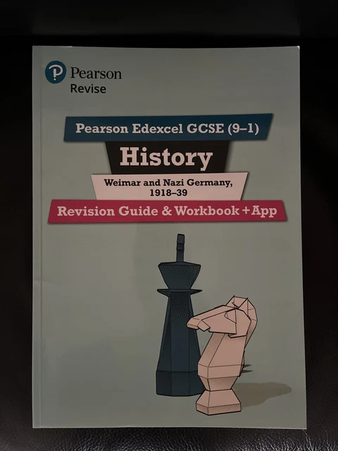 EDEXCEL GCSE HISTORY - Weimar and Nazi Germany - Revision Guide EUR 5 ...