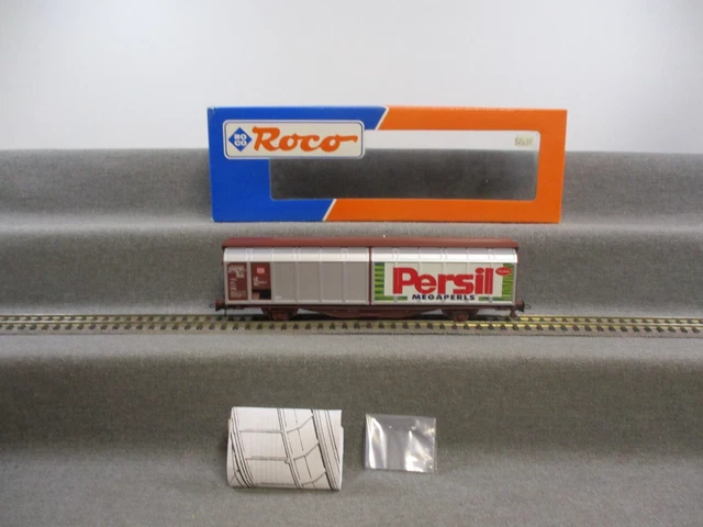 ROCO SPUR H0 47922 Güterwagen Schiebewandwagen "Persil Megaperls" der ...