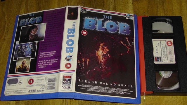 THE BLOB VHS Video Ex Rental Big Box Cert RCA £7.99 - PicClick UK