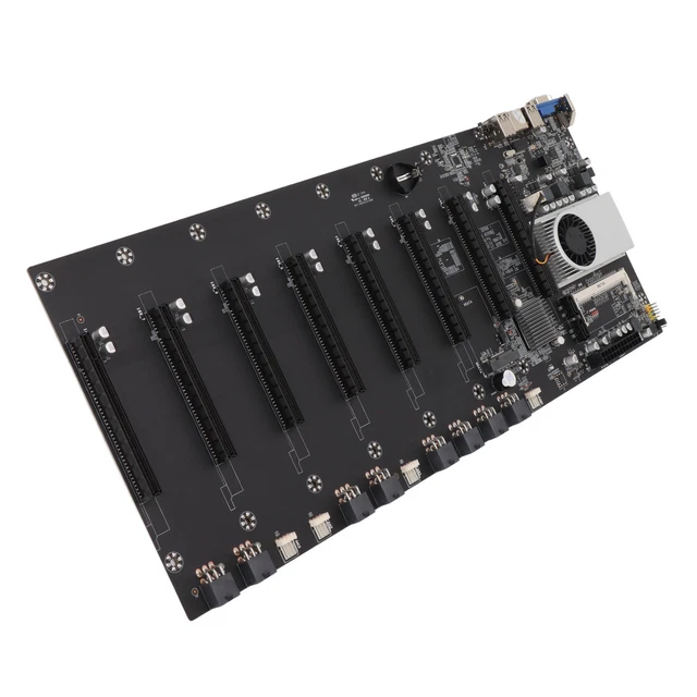 MINING MAINBOARD SUPPORT Gigabit Net Interface 8 PCIE16X Gaming ...