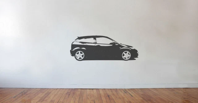 FORD FOCUS MK1 RS wall art decal / sticker. (HUGE) ( side) rally race ...