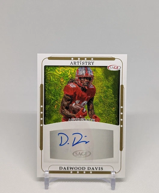 2023 SAGE ARTISTRY 🙂Daewood Davis 🙂Auto Gold 🙂 Selten 🙂Kentucky/Delfine ...