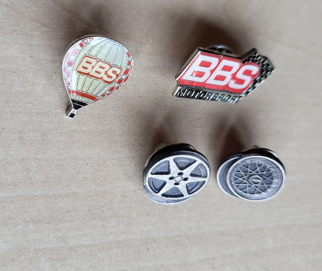 BBS CAR RIMS pin badges Hot Air Balloon Motorsport Logo Wheels EUR 11 ...