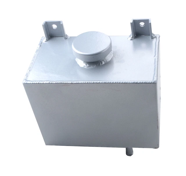 2L ALUMINUM UNIVERSAL Radiator Coolant Reservoir Overflow Tank High ...