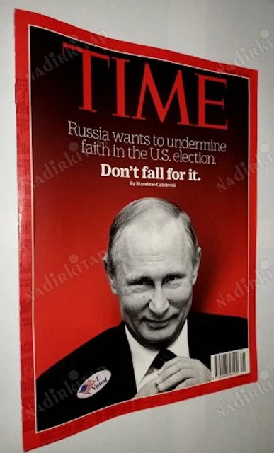 RUSSIAN PRESIDENT VLADIMIR PUTIN COVER TIME Magazine VHTF RARE ...