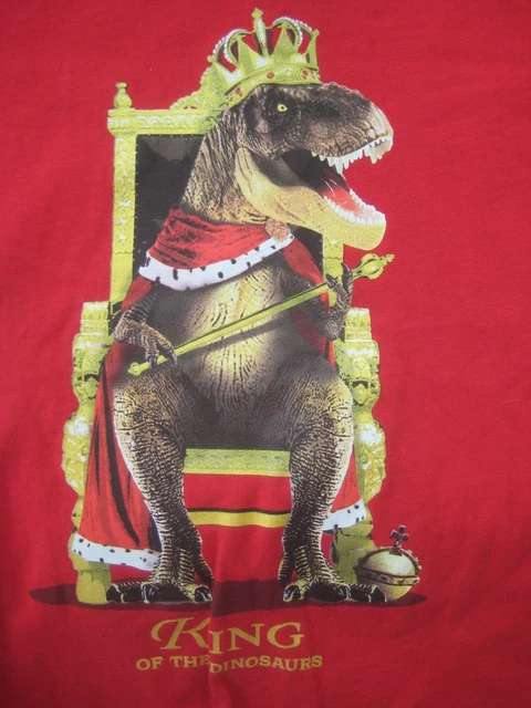 RED KING OF the dinosaurs cotton T shirt by NEXT - age 7 years £2.77 ...