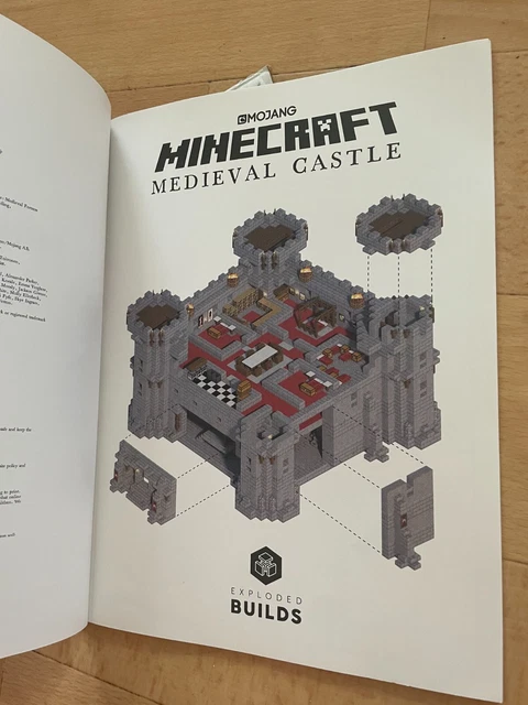 MOJANG MINECRAFT. MEDIEVAL Castle. Exploded Builds. 9781405291927 EUR 8 ...
