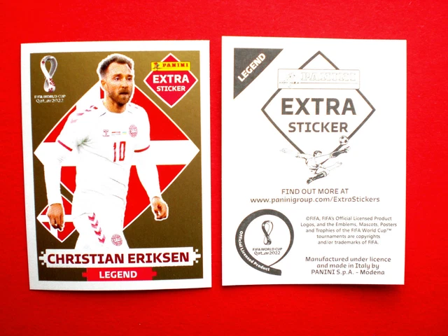 PANINI FIFA /2022 World Cup Qatar Legend EXTRA STICKER Christian ...