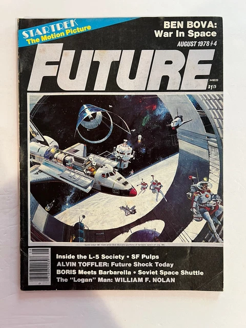 FUTURE MAGAZINE #4 August 1978 Sci-Fi Star Trek Motion Picture Ben Bova ...
