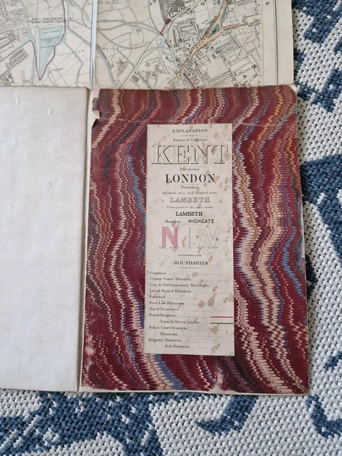 NORTH EAST SHEET. Stanford's Library Map of London and Its Suburbs ...