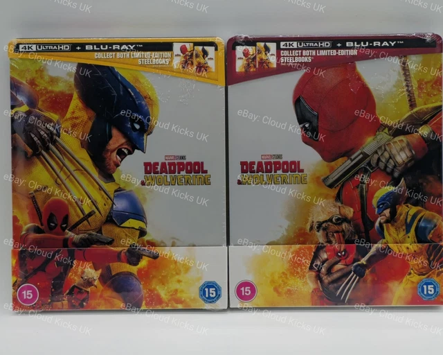 DEADPOOL AND WOLVERINE 4K Limited Edition Steelbooks - Both Variants! In Hand £100.00 - PicClick UK