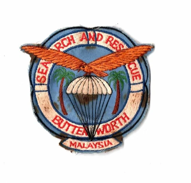 AN ORIGINAL C.1960'S RAAF Search and Rescue Butterworth Malaysia patch ...