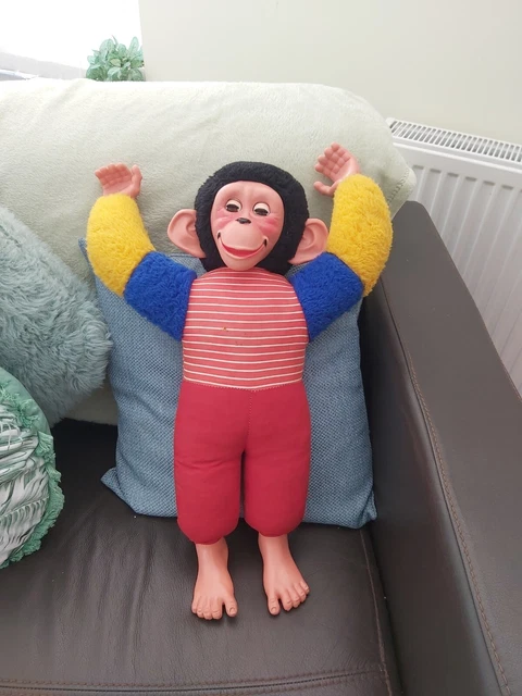 RARE 1970S 80S Vintage Jacko Toy Monkey CHAD VALLEY VGUC OVER 40 Yrs ...
