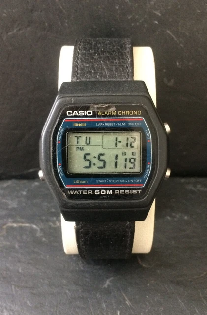 CASIO W-26 ALARM Chrono Vintage mens Digital Watch £22.00 - PicClick UK