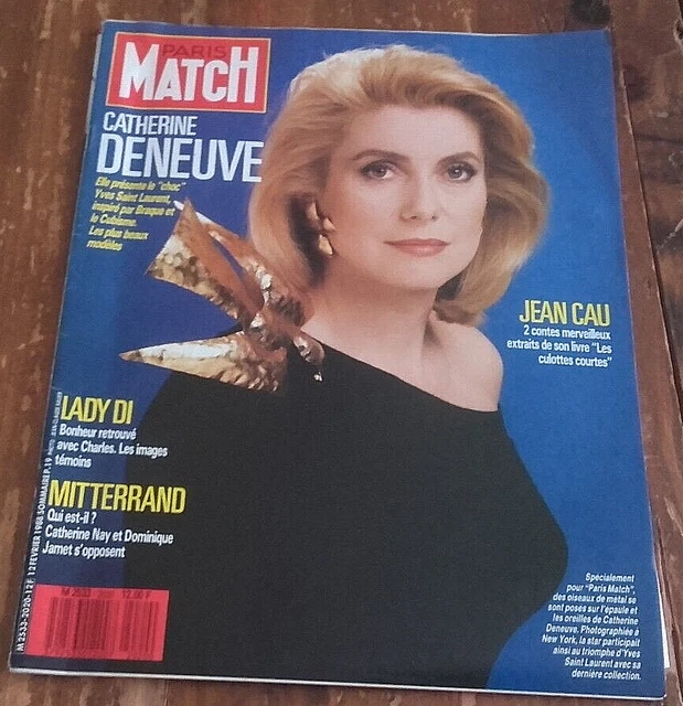 PARIS MATCH N° 2020 Catherine Deneuve en Yves Saint-Laurent LANVIN JEANE MANSON EUR 2,80 ...