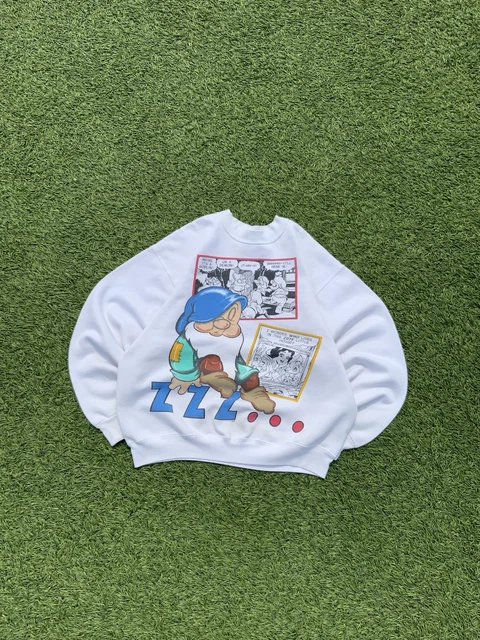 RARE VINTAGE DISNEY Snow White & The Seven Dwarfs Sweatshirt Size Large ...
