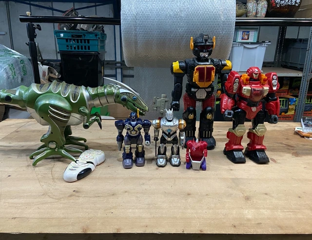 JOB LOT OF Vintage Robot Toys, Includes Dinosaur + Remote, Chad Valley ...