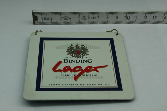 ZAPFHAHNSCHILD BINDING LAGER FRISCH UND SPRITZIG seit 1870 (1) 100 EUR ...