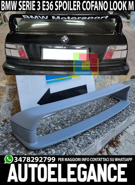 BMW 3 SERIES E36 Saloon Coupe Spoiler Rear Wing Bonnet M3 Look EUR 199 ...