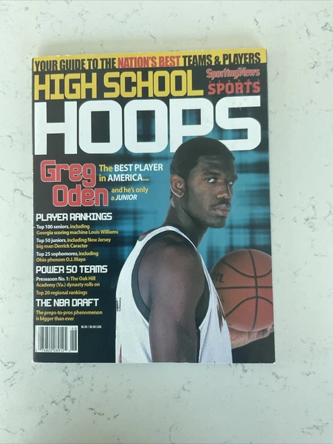 2004-2005 SPORTING NEWS Rise High School Hoops Magazine-Greg Oden ...