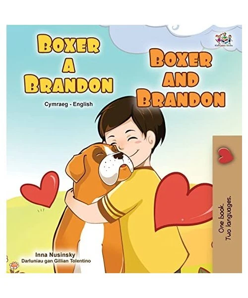 BOXER AND BRANDON (Welsh English Bilingual Book for Kids), Kidkiddos ...