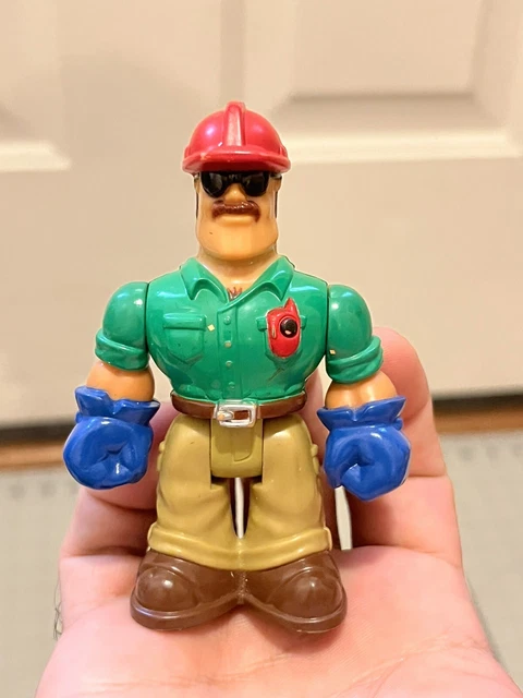 FISHER PRICE RESCUE Heroes-Action Figure Construction Worker-3.5 Inch ...