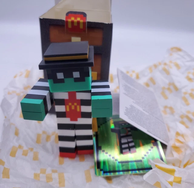 MCDONALD’S ZOMBIE HAMBURGLAR A Minecraft Movie Figure + Unused Code £10 ...