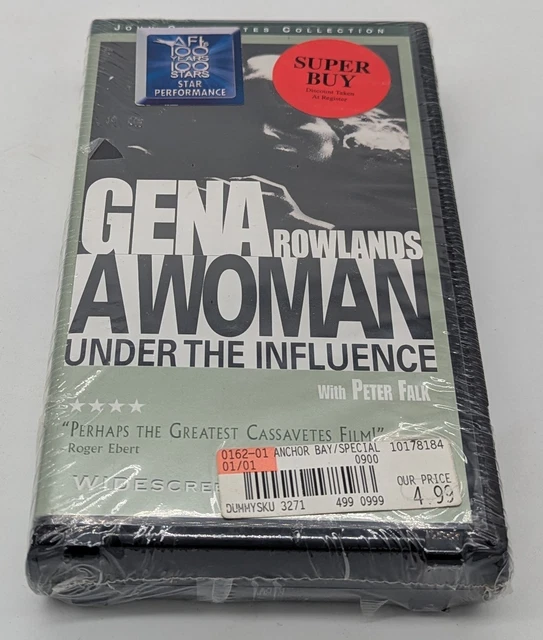 NIB A WOMAN Under the Influence VHS John Cassavetes Gina Rowlands 1975 ...