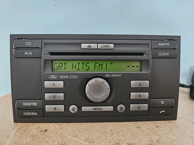FORD TRANSIT MK7 6006 Cdc 6 Disc Car Radio Stereo Cd Player Head Unit ...