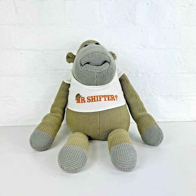 LIMITED EDITION PG Tips Tea Large Monkey with 'Mr Shifter' T-Shirt 30cm ...