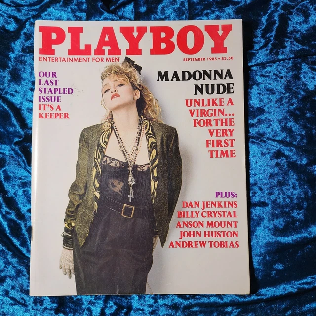 PLAYBOY MAGAZINE September 1985 Madonna Nude Last Stapled Issue Brigitte EUR 18,83 - PicClick FR