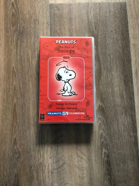 PEANUTS THE BEST of SNOOPY No.1 - VHS PEANUTS 50th CELEBRATION NEU OVP ...