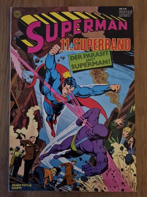SUPERMAN SUPERBAND NR.11 (Ehapa Verlag Auflage 1980) mit Sammelecke EUR ...