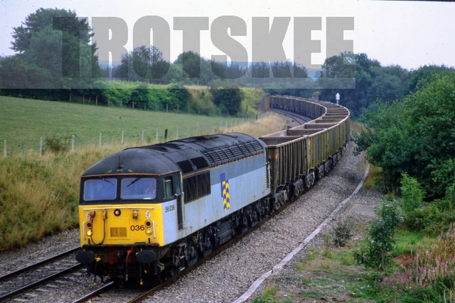 35MM SLIDE BR British Rail Diesel Loco Class 56 56036 1990 Original £4. ...