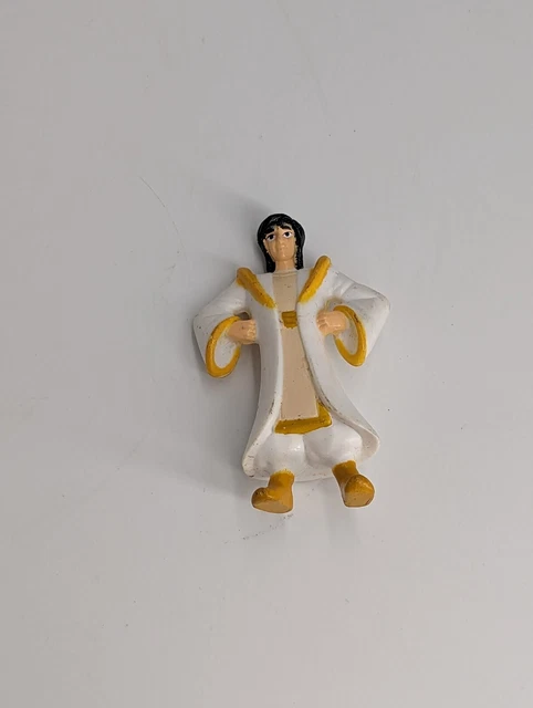 VINTAGE DISNEY ALADDIN Genie Carpet Prince Ali Applause Bendable Figure ...