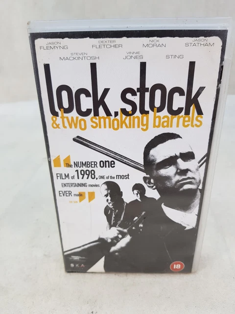 LOCK, STOCK & Two Smoking Barrells VHS Video Jason Statham Vinnie Jones ...