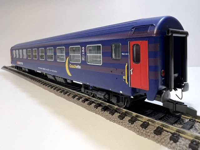 LS MODELS 47209 - Voiture couchettes UIC-X Bcm RIC "Lune & Étoiles" ép ...