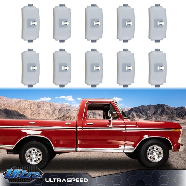 FIT FOR 73-79 Ford F100 F150 F250 Truck Cab Bed Side Belt Molding Trim ...
