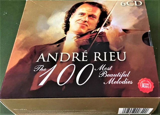 ANDRÉ ANDRE RIEU: The 100 Most Beautiful Melodies 6-CDs MUSIC 6-DISCS ...