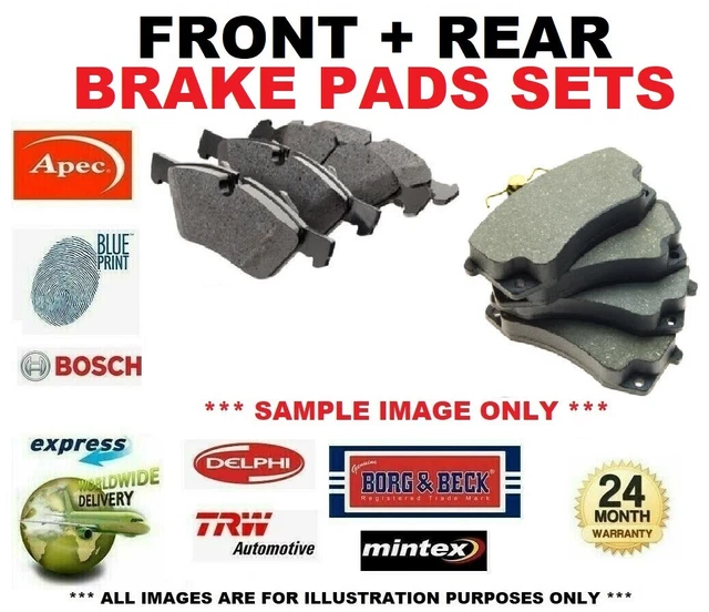 Front Rear Axle Brake Pads Set For Jaguar Xf 3 0 2008 2015 £54 24