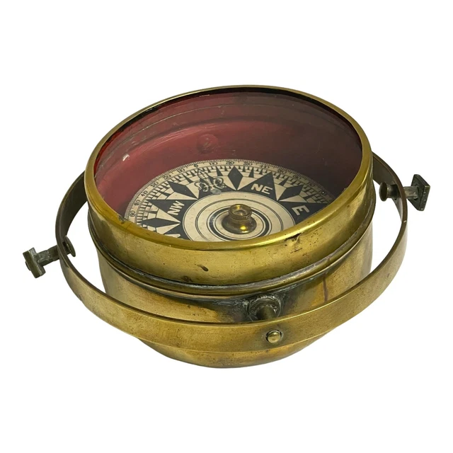 BOUSSOLE COMPAS DE Navigation Ancien XIXème Siècle EUR 95,00 - PicClick FR