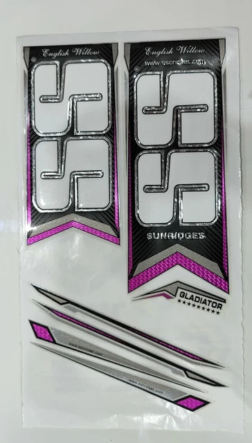 *RARE* SS TON GLADIATOR Players EDITION Cricket Bat Stickers - 100% ...