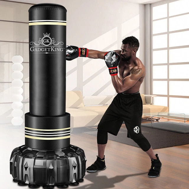 FREE STANDING PUNCH Bag Adult Stand Pedestal Kick Boxing Heavy Duty ...