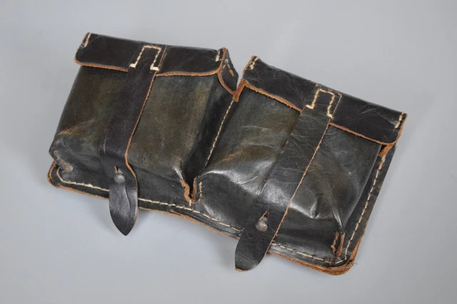 WWII WW2 ORIGINAL German Ersatz Leather Storage Pouch CVC 1945 G43 K43 ...