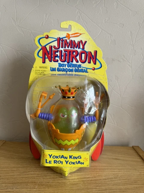 VINTAGE 2001 VIACOM Jimmy Neutron Yokian King Action Figure New On ...
