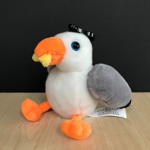 STEVEN THE SEAGULL with Chip Soft Toy Keyring Bag Charm Plush Bird 12cm ...