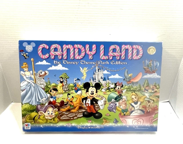 DISNEY CANDYLAND THEME Park Edition Board Game Disneyland Hasbro 2009 ...
