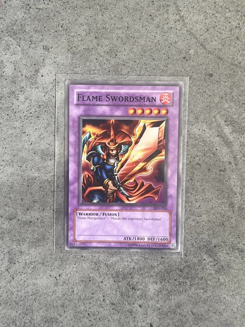CARTE CARD YU-GI-OH Konami 1996 Edition Flame Swordsman SDJ-024 Très Bon Etat En EUR 3,00 ...